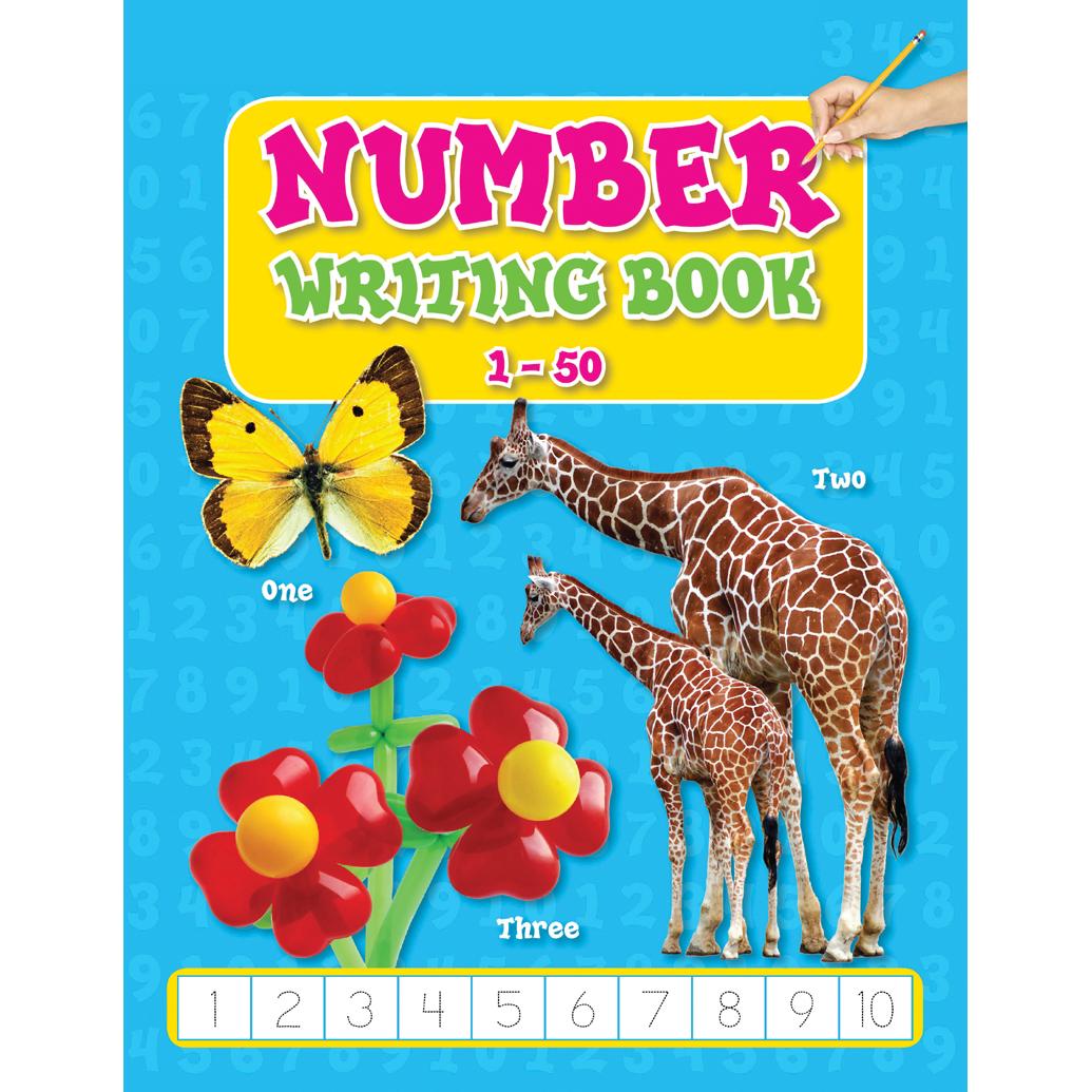 Number Writing Book 1-50 Number Writing - مكتبة جرير السعودية