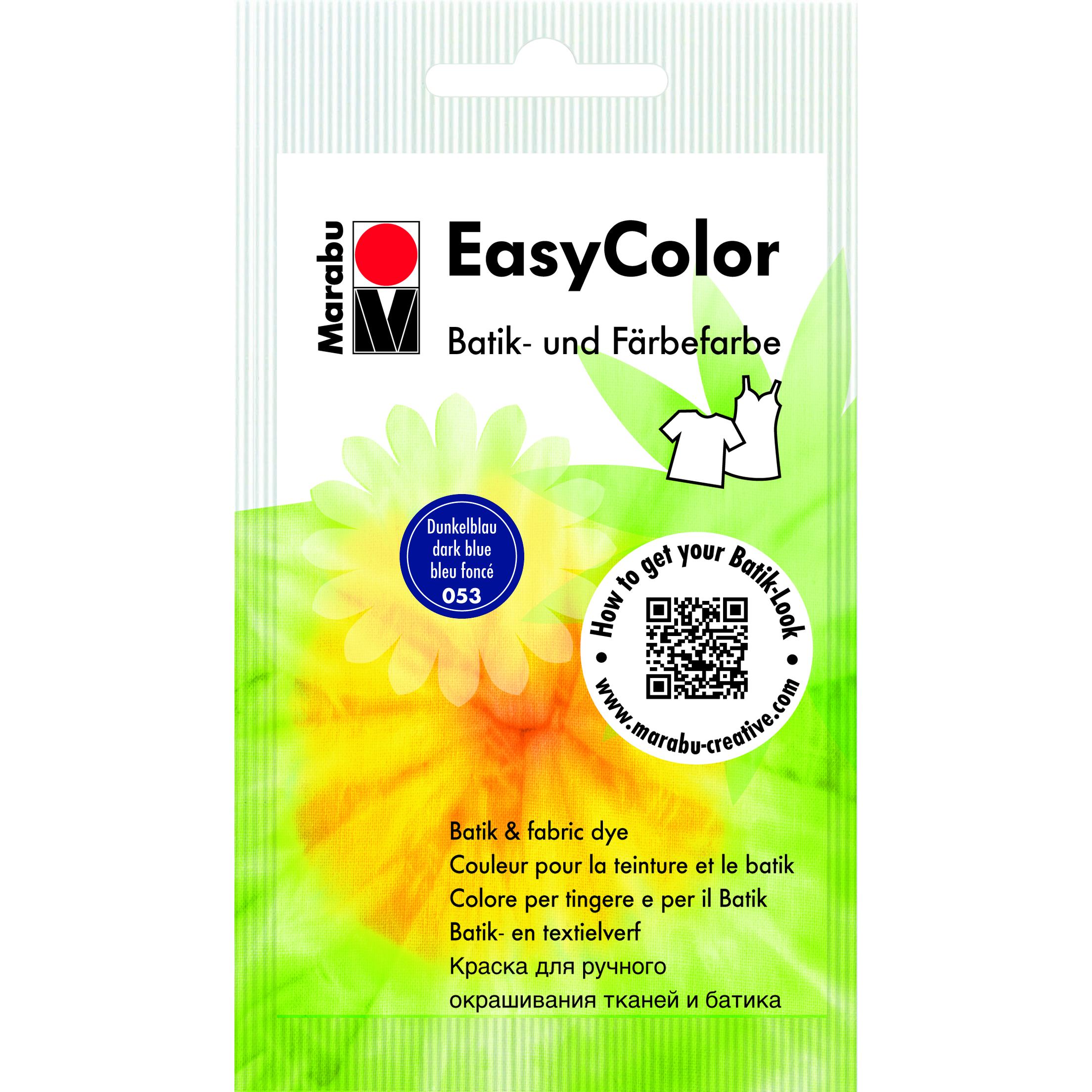 Marabu EasyColor Fabric Paint Dark Blue - Jarir Bookstore KSA