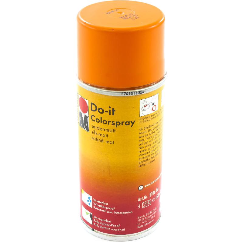 Marabu Do-it Spray Paint Silk-Matt, Weatherproof Orange - Jarir ...