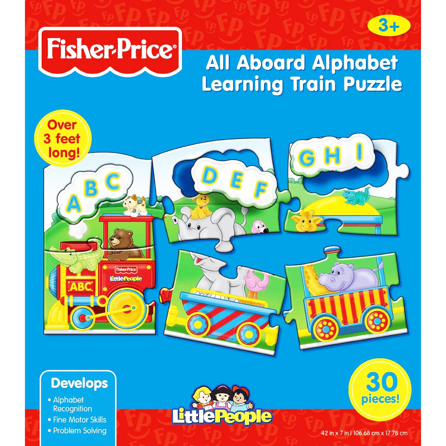 Fisher-Price Little People All Aboard Alphabet Learning Train Letters ...