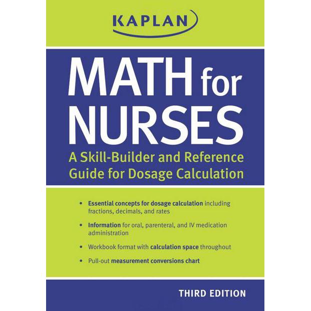 Math for Nurses, 3rd Edition Staffs of Kaplan - مكتبة جرير السعودية