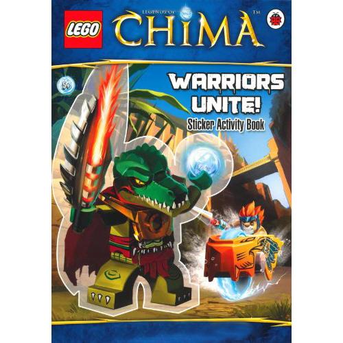 LEGO Legends of Chima: Warriors Unite! Sticker Activity Book Staffs of ...