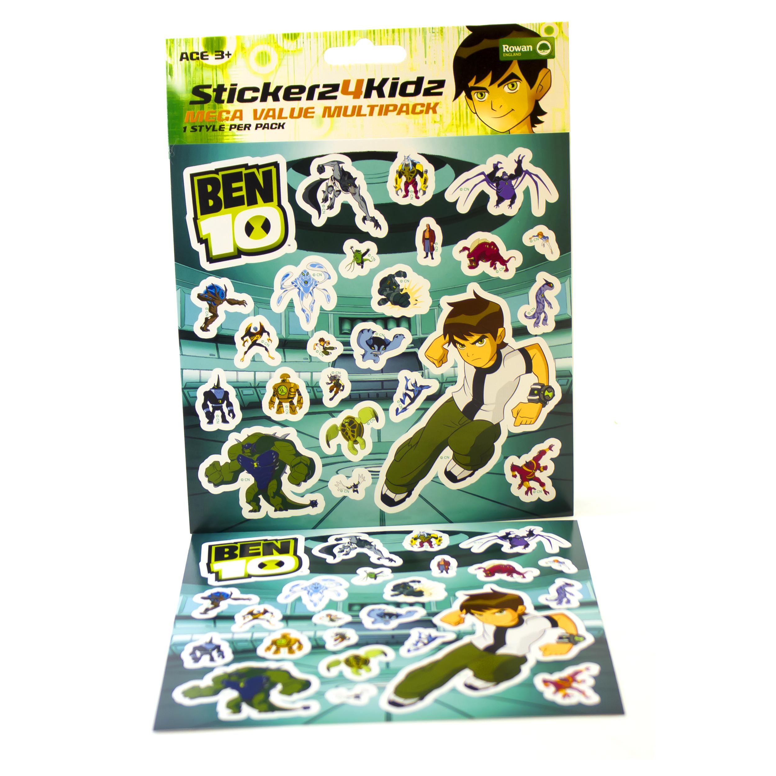 Ben 10 Stickerz4Kidz Mega Value Sticker Multipack - Jarir Bookstore KSA