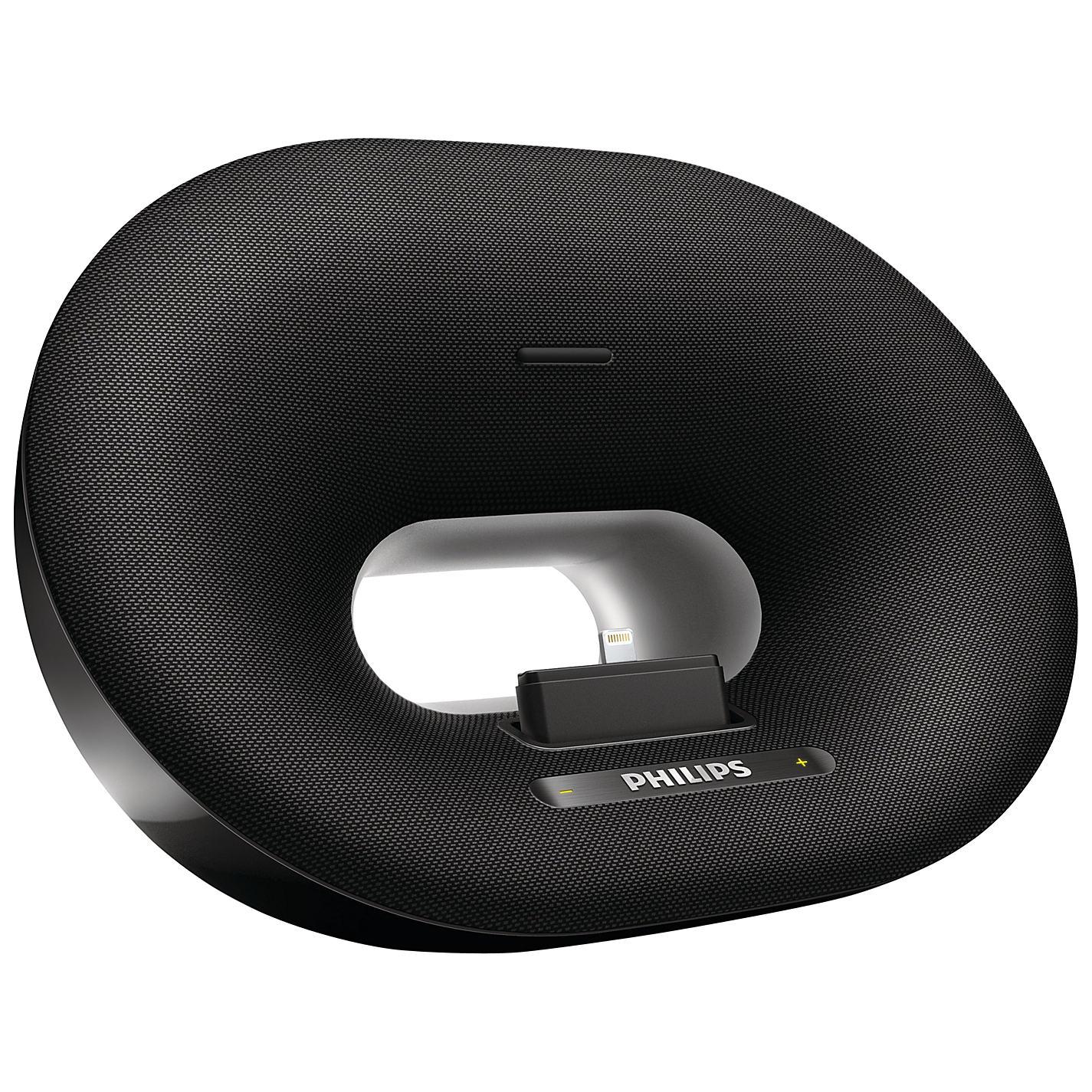 Philips DS3205 iPhone 5 Dock Speaker Wired Black - Jarir Bookstore KSA