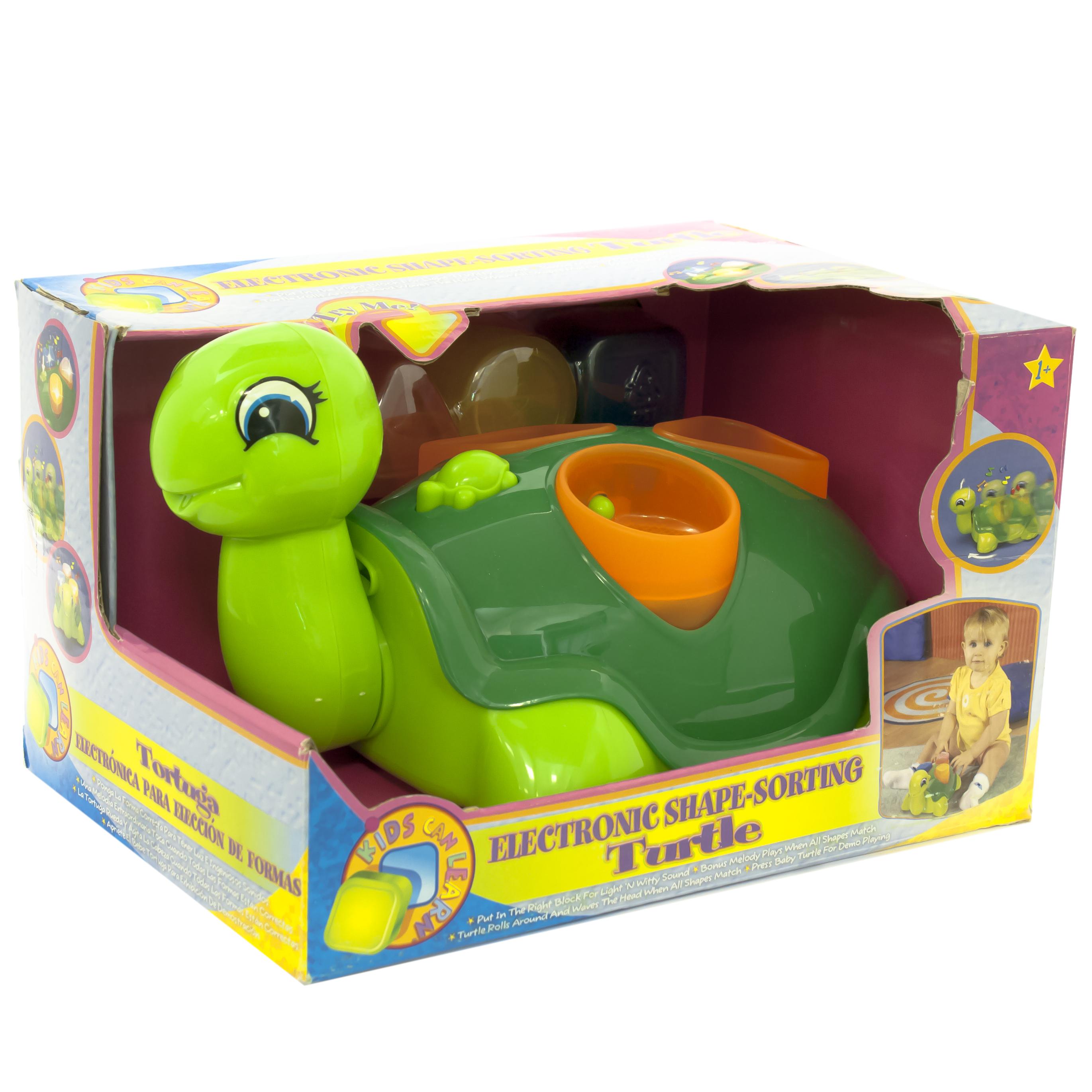 Winner Toys Kids Can Learn Shape Sorting Turtle Electronic Device ...