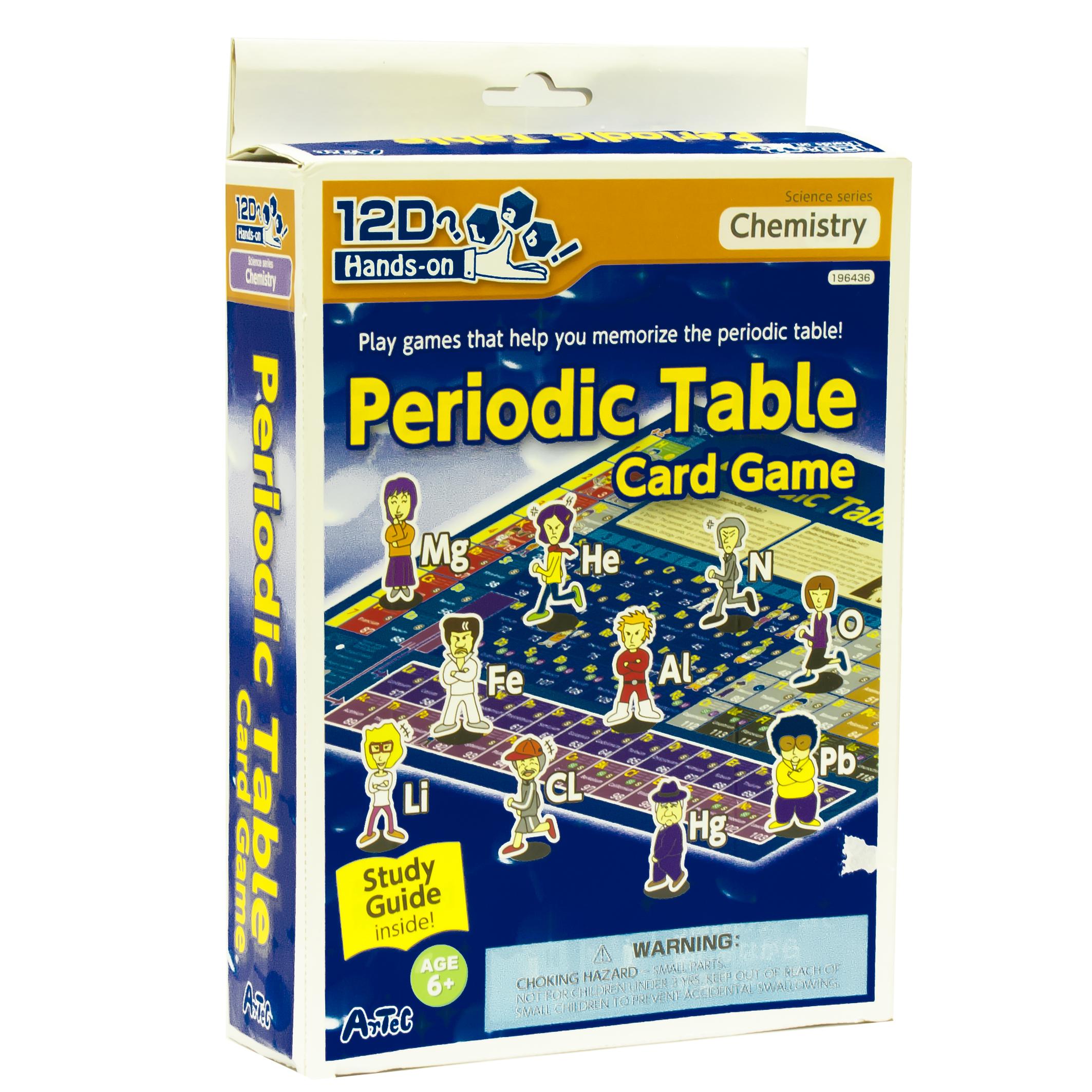 ArTeC 12D Hands-on Lab Periodic Table Card Game Science Learning ...