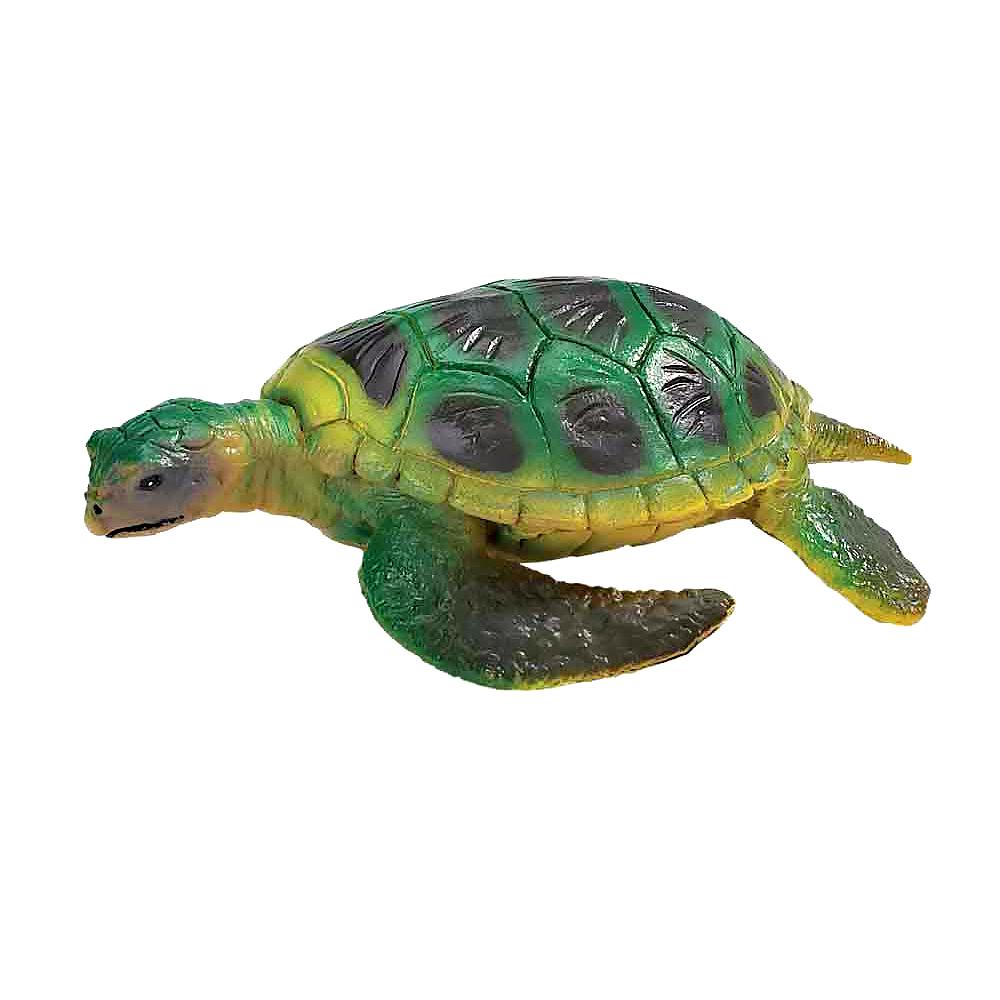 Safari Wildlife Sea Life: Green Sea Turtle Replica 3.5" Reptiles ...
