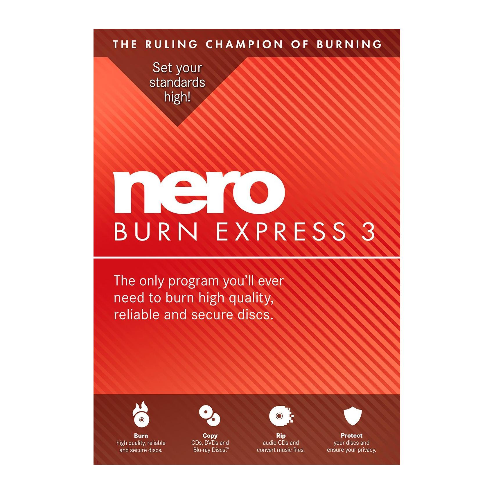 Nero Burn Express 3 English 1 User CD/DVD - Jarir Bookstore KSA