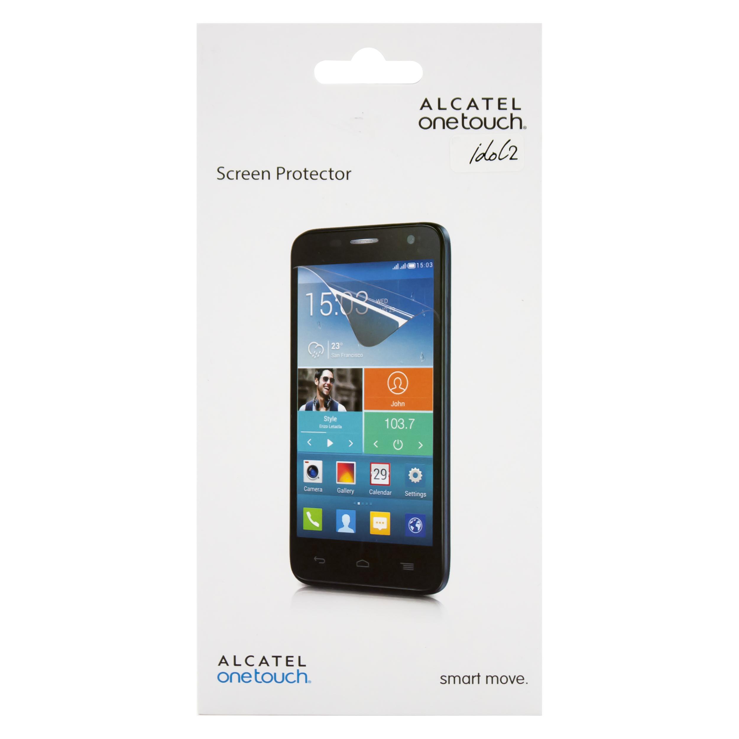 Alcatel Transparent Smartphone Screen Protector for (Alcatel) Idol 2 ...