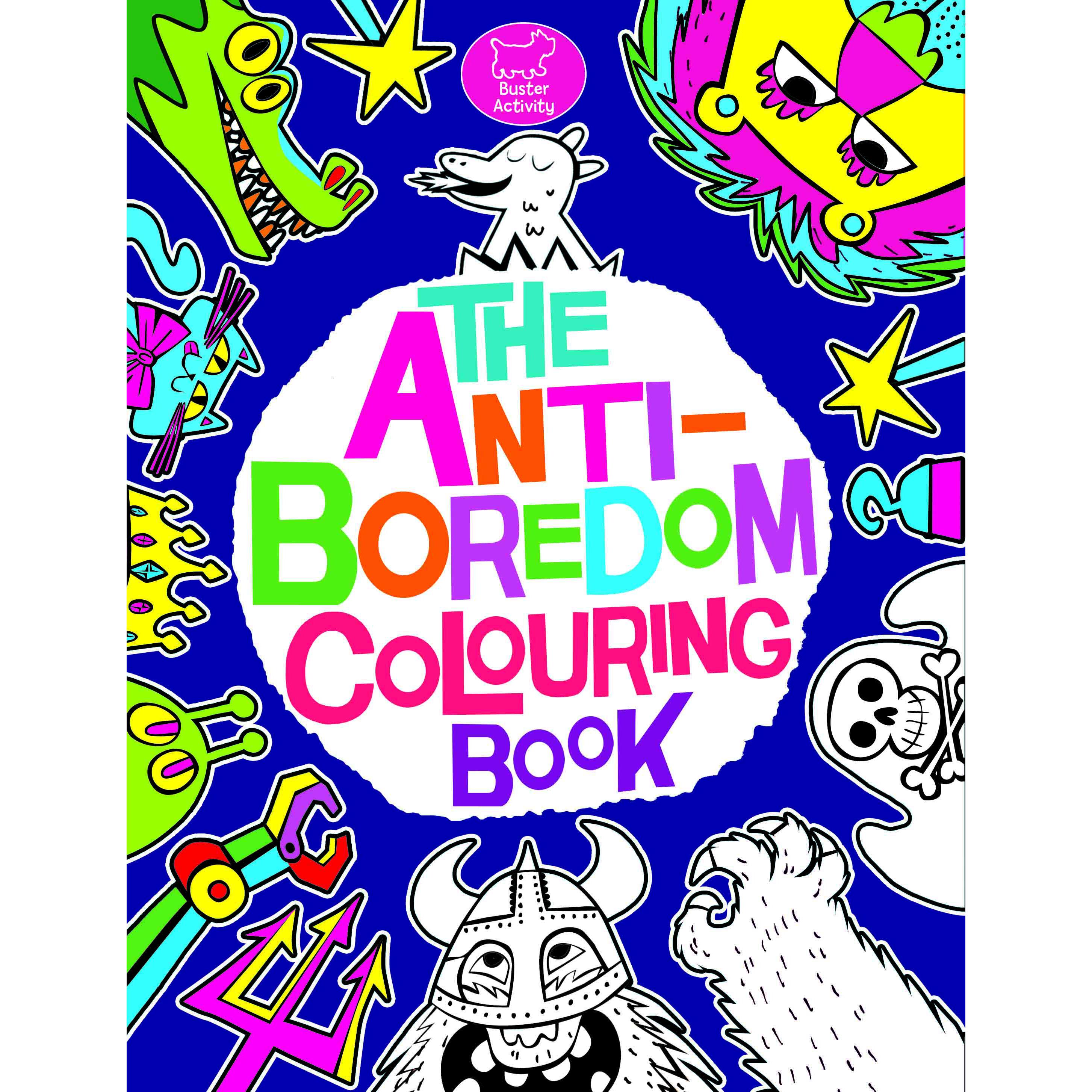 The Anti-Boredom Colouring Book Chris Dickason - Jarir.com KSA