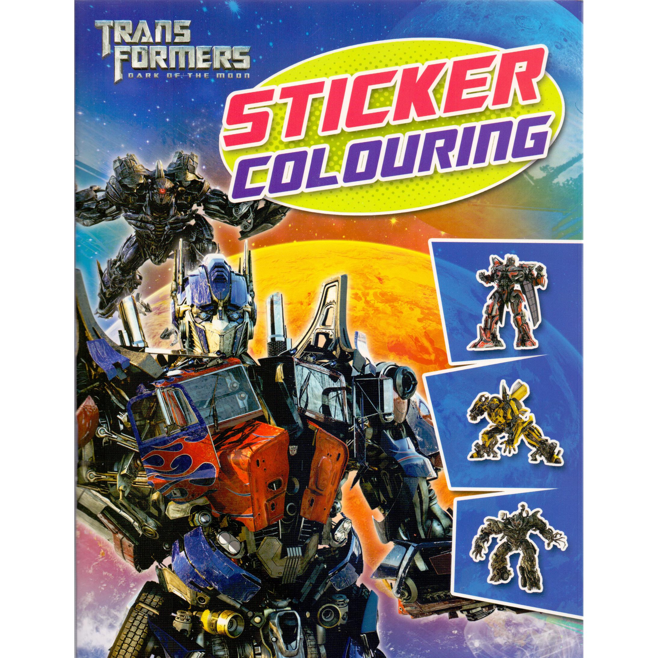 Sticker Colouring Transformers - Jarir.com KSA