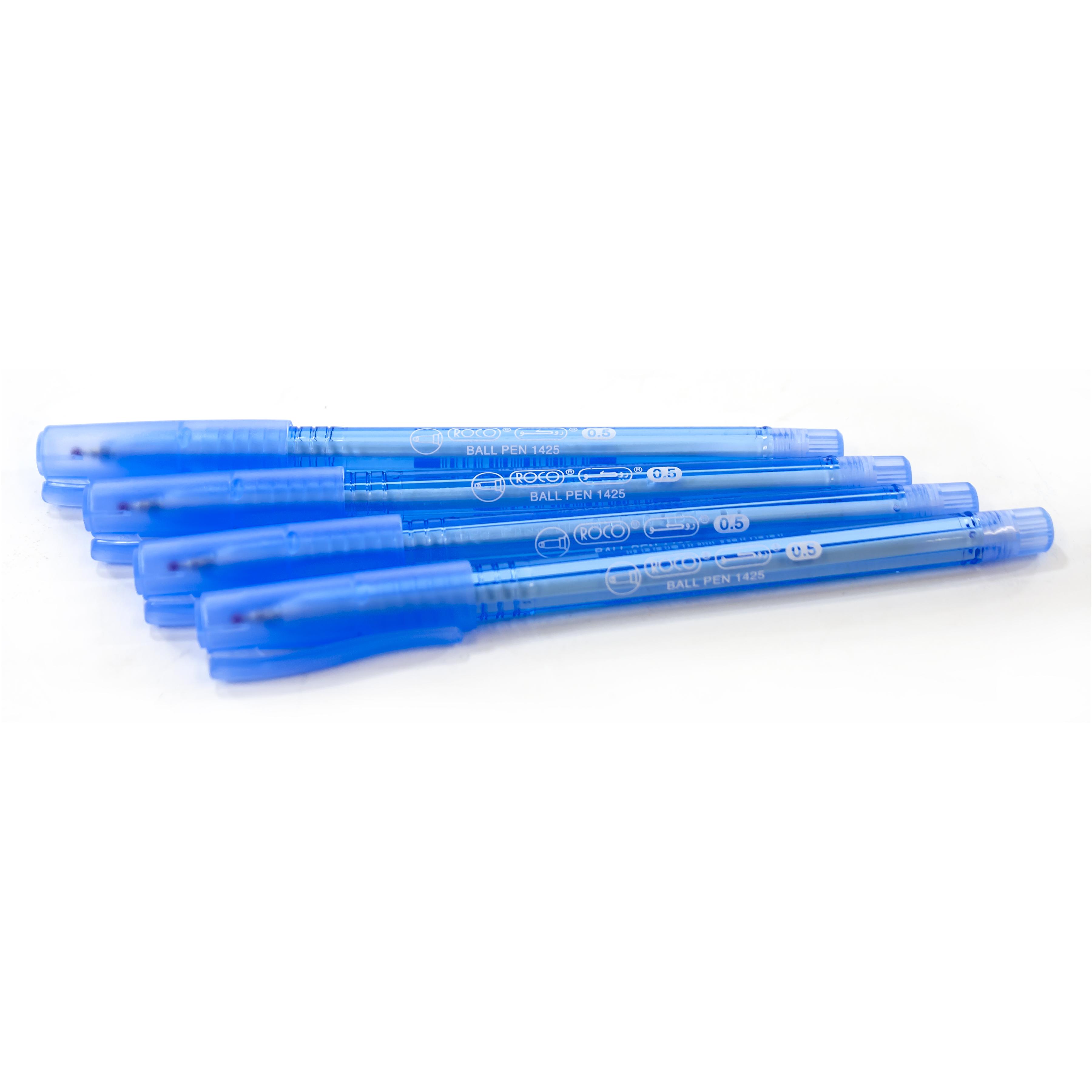 Roco 1425 Dry Ink Pen Blue Ink Color - Jarir Bookstore KSA