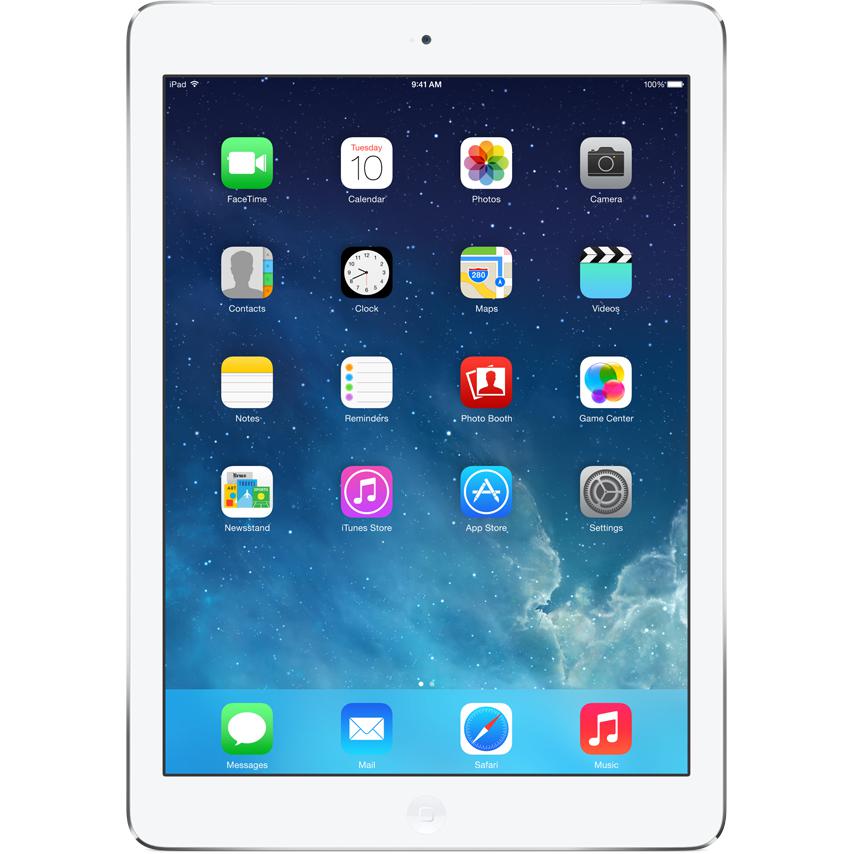 Apple iPad Air Tablet PC - 4G Support 9.7" Silver - Jarir Bookstore KSA