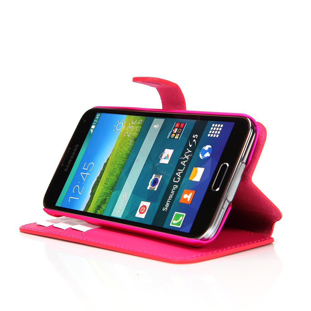 DC Cases Luca Flip Cover Mobile Case with Stand for (Samsung) Galaxy S5 ...