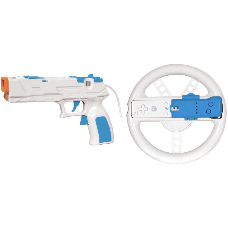 dreamGEAR Quick Shot PLUS + Racing Wheel Wii Accessory at Jarir ...