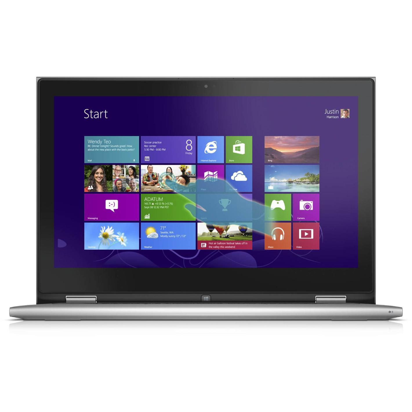 Dell 2-in-1 Laptop - Convertible Intel Core i3-4010U (4th Gen) 13.3" 4 ...