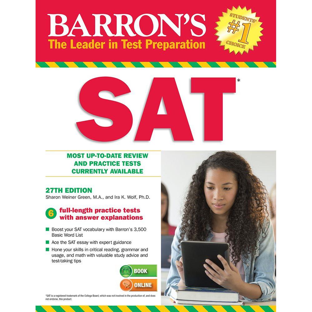 How to Prepare, 27th Edition Barron's SAT Sharon Weiner Green - Jarir ...