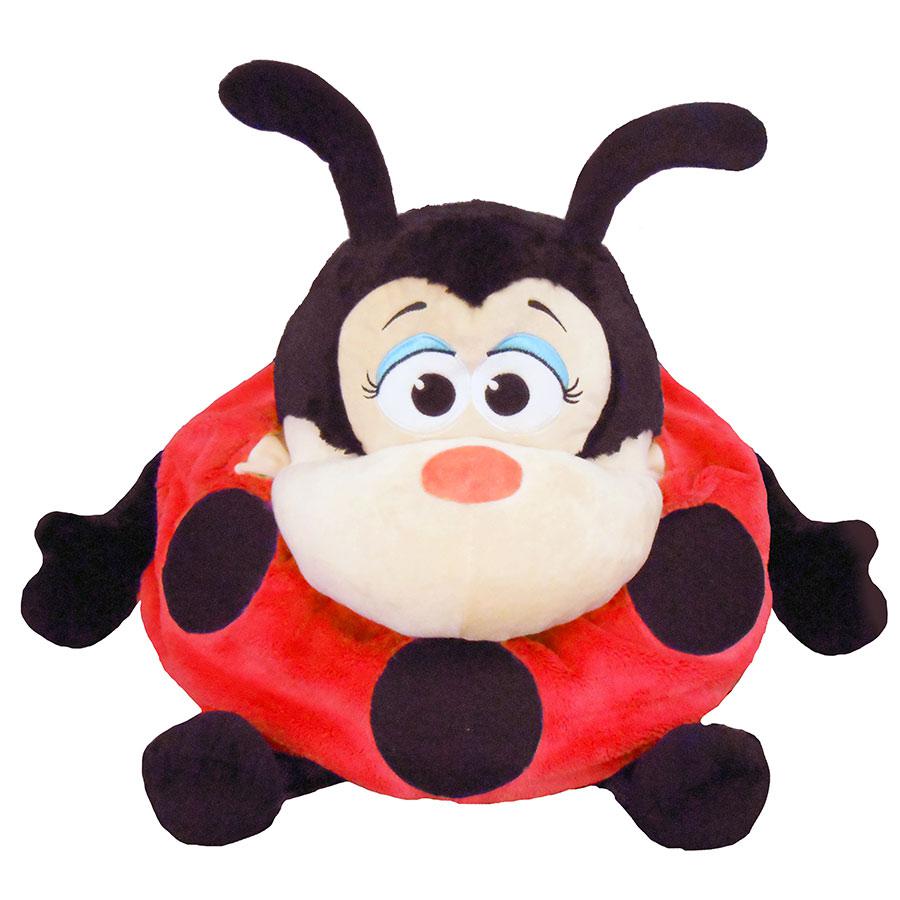 Tummy Stuffers Ladybug Plush Toy Red/Black - Jarir Bookstore KSA
