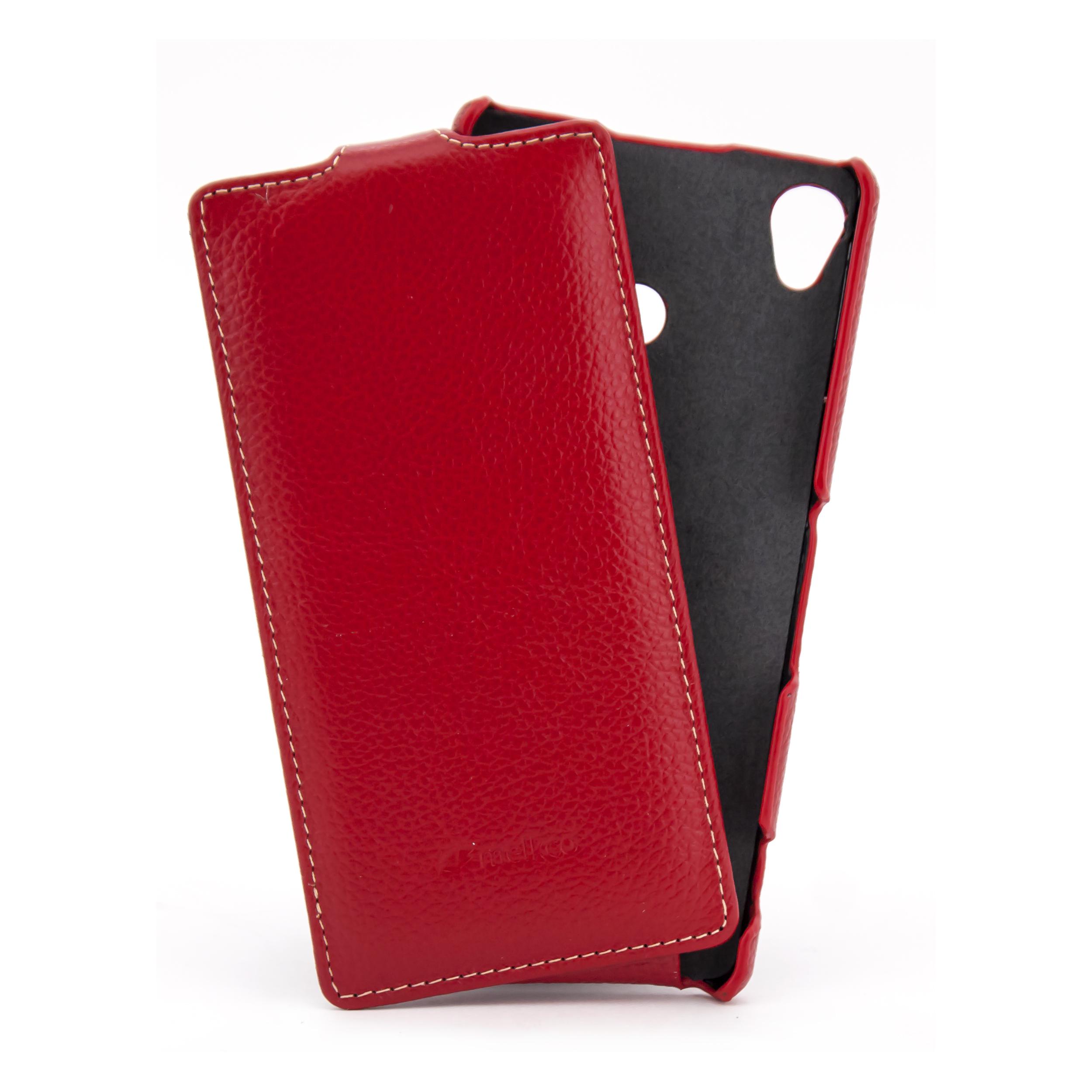 Melkco Flip Cover Mobile Case for (Sony) Xperia Z3 Red Melkco