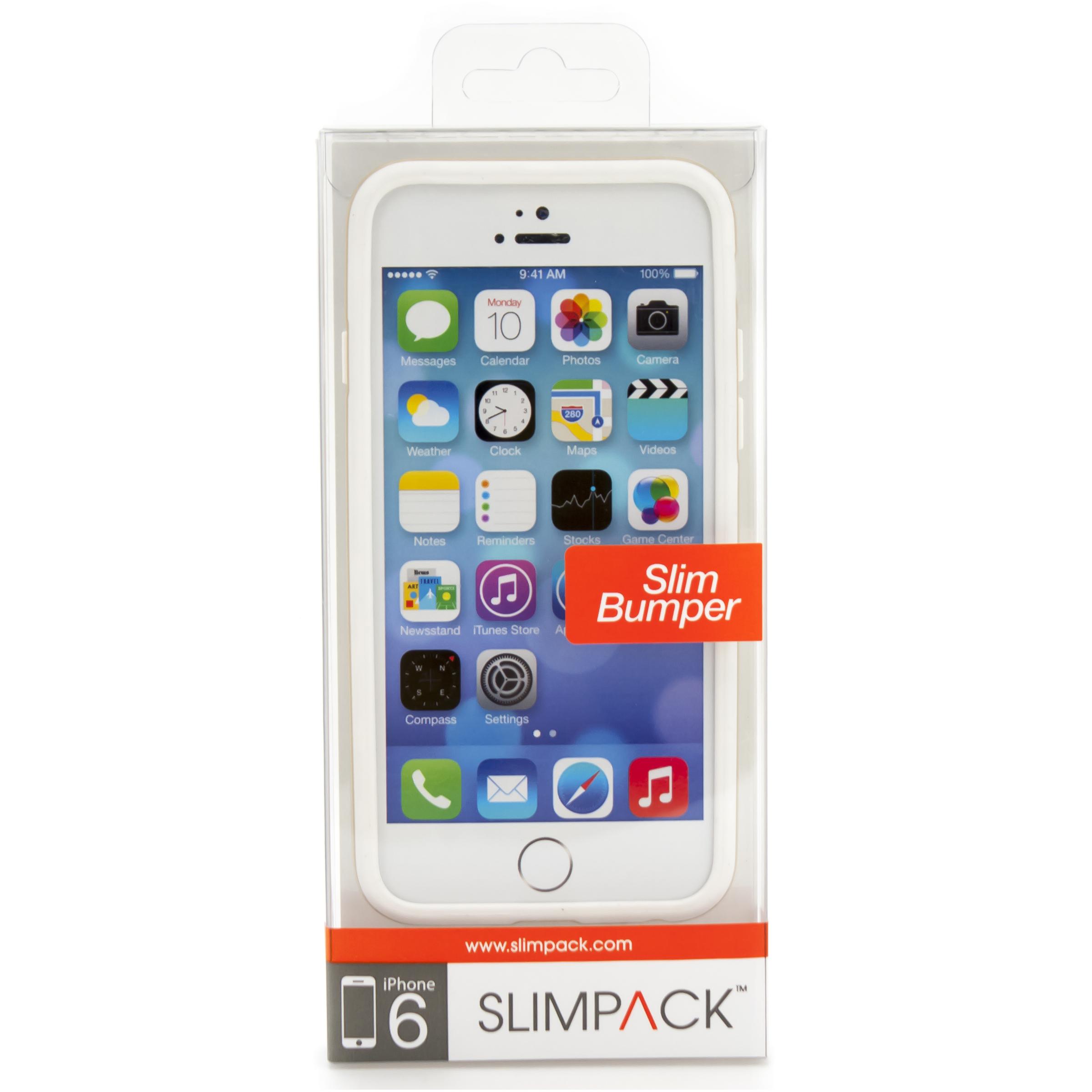 Slimpack Slim Bumper Case for iPhone 6/iPhone 6s White/Gold Slimpack