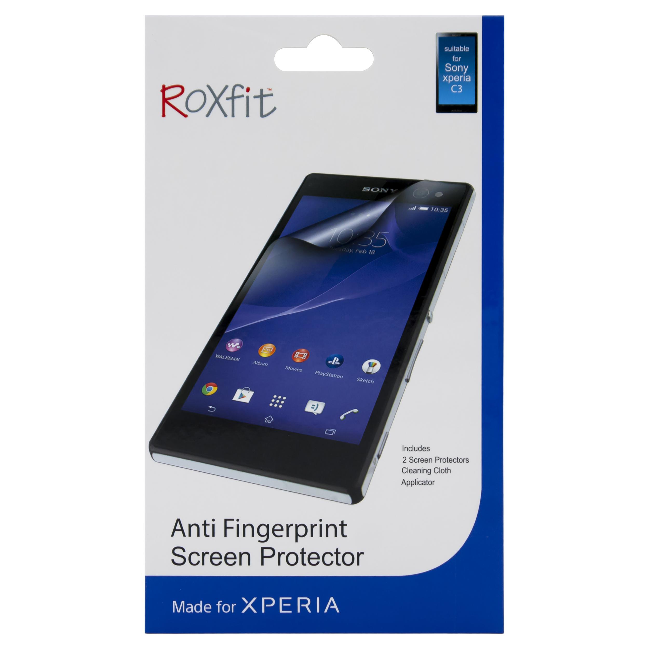 ROXfit Anti-fingerprint Smartphone Screen Protector for (Sony) Xperia ...