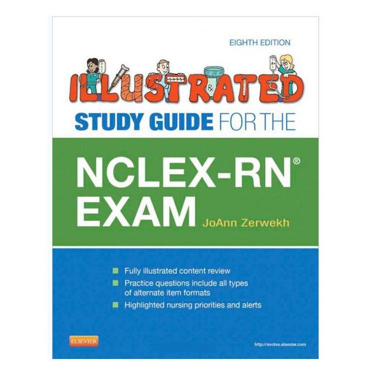NCLEX-RN Exam, 8th Edition Illustrated Study Guide JoAnn Zerwekh - Jarir.com KSA