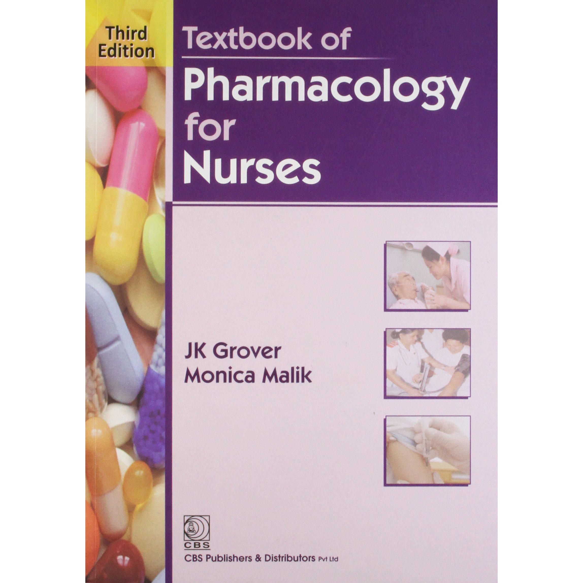 Textbook of Pharmacology for Nurses, 3rd Edition J. Grover - Jarir.com KSA