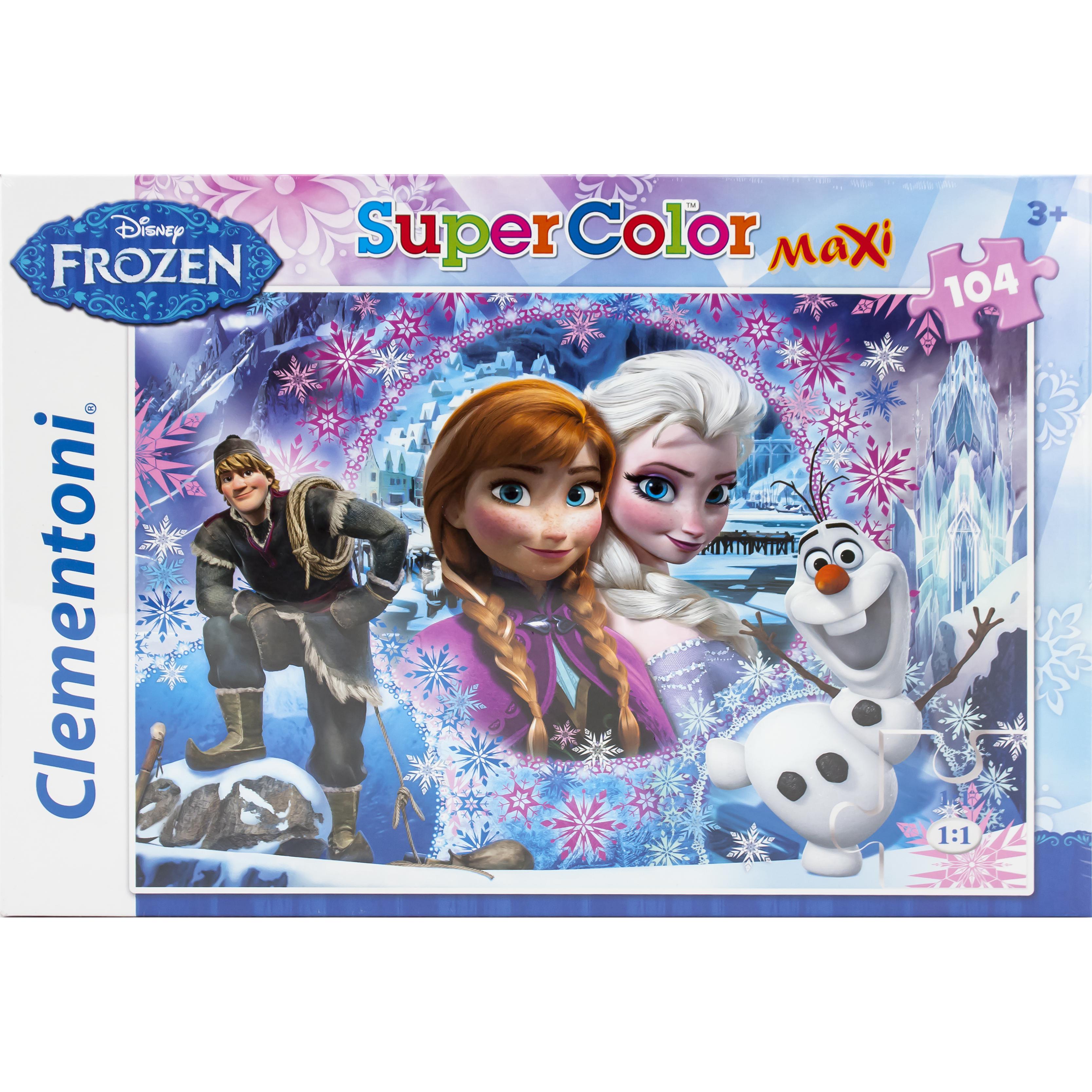 SuperColor Maxi Disney Frozen Picture Puzzle 104 Pieces - Jarir ...