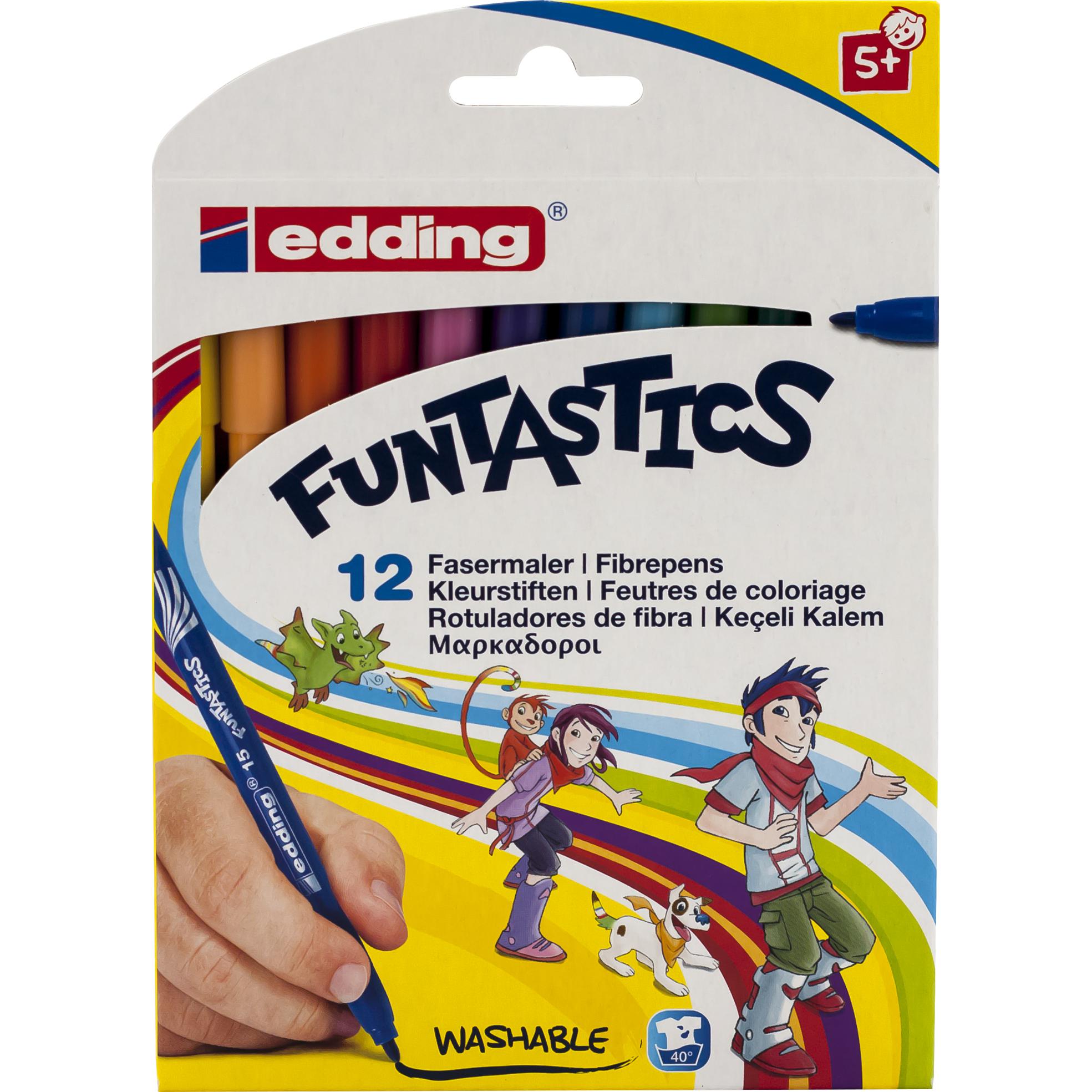 Edding 15 Funtastics Fibre Pen Color Marker (Washable) Hyperspace Gold ...