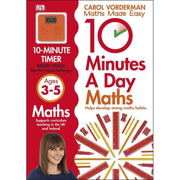 10 Minutes a Day Maths (Age 3-5) Reissues Education Carol Vorderman ...