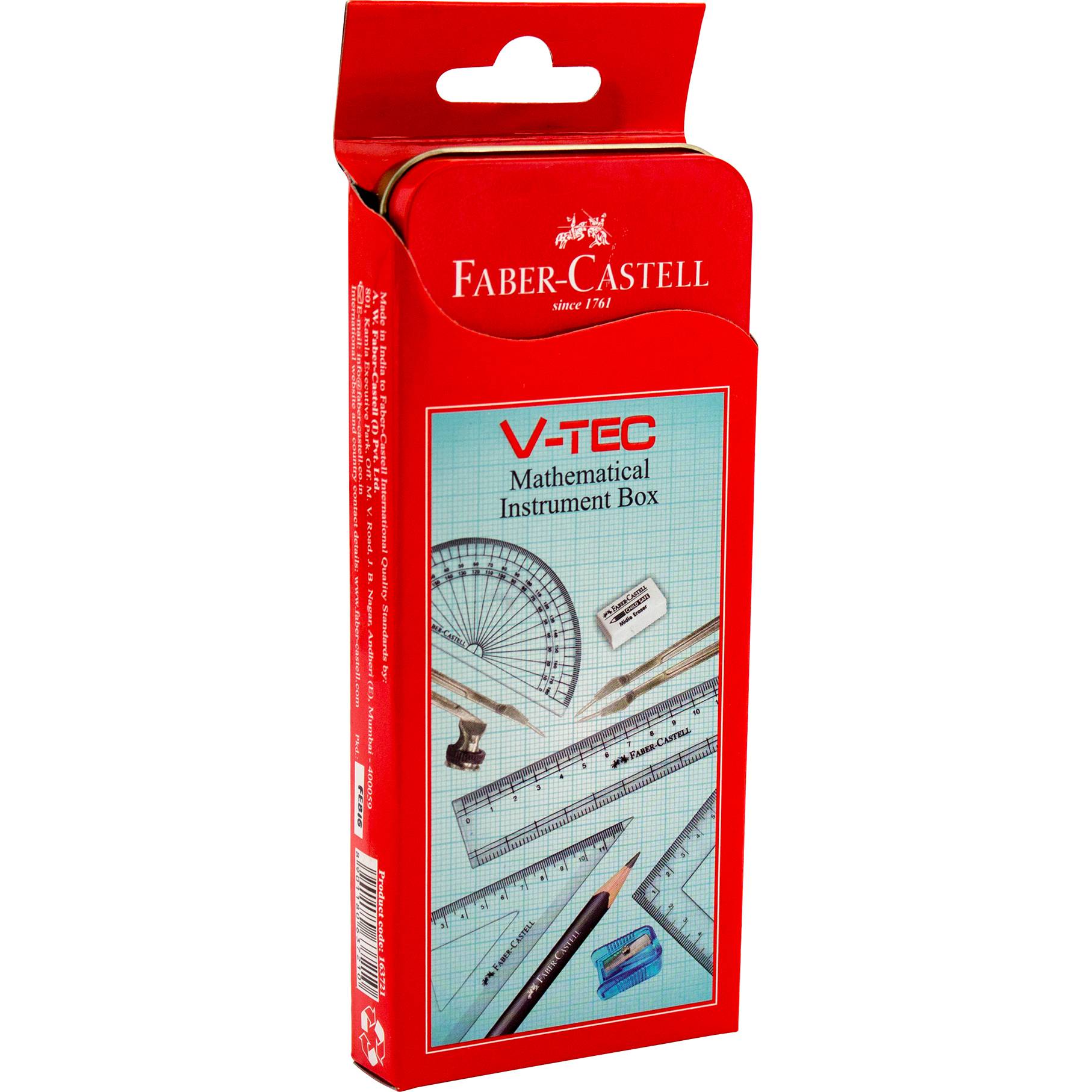 Faber-Castell V-Tec Geometry Set - Jarir Bookstore KSA
