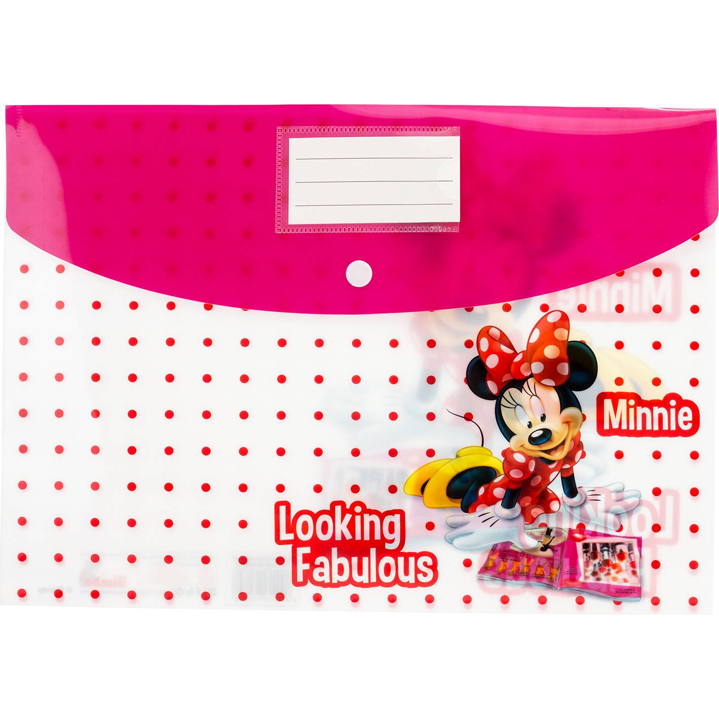 Disney Minnie Flat File Folder A4 - Jarir Bookstore KSA
