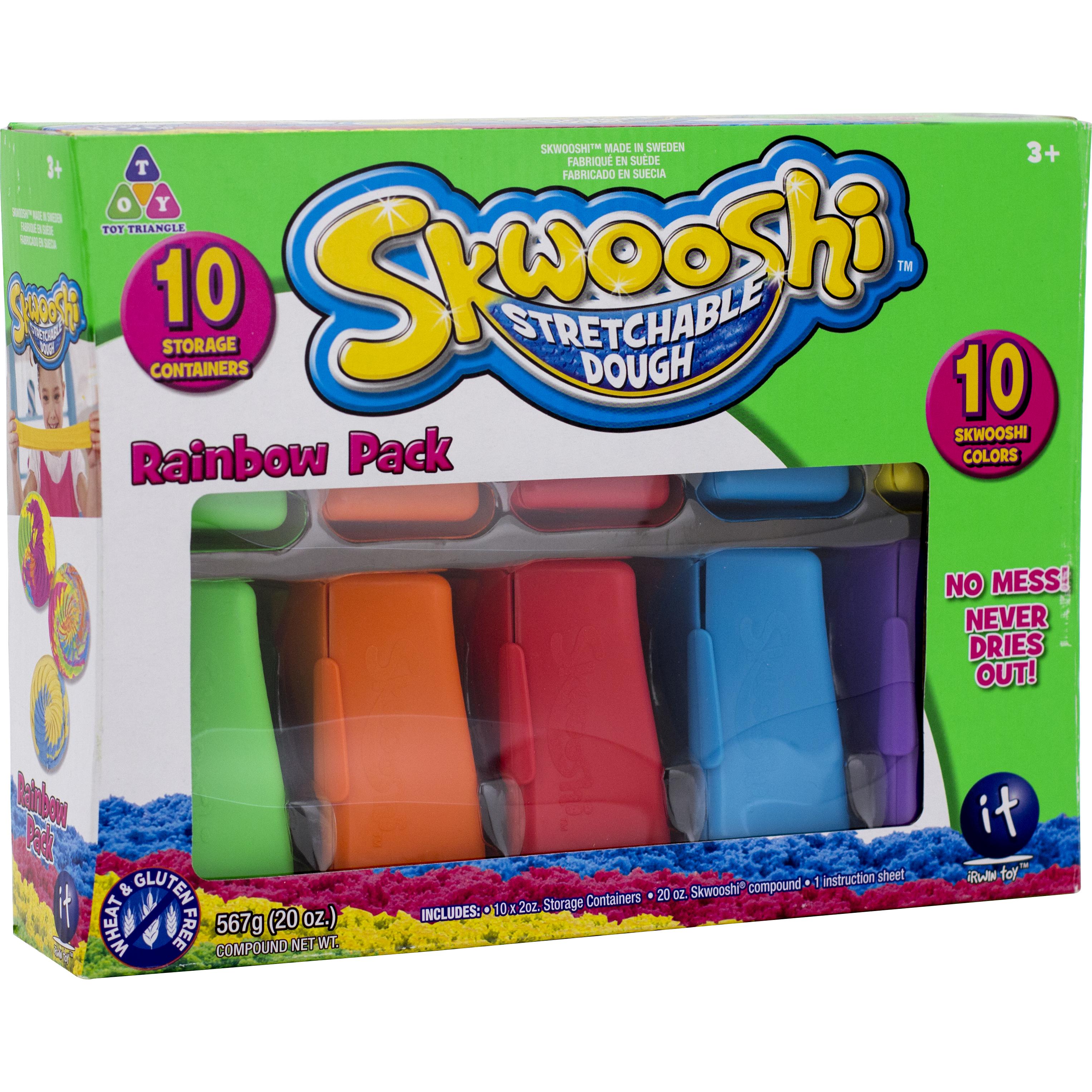 Skwooshi Stretchable Dough - Rainbow Pack Modelling Clay/Dough ...