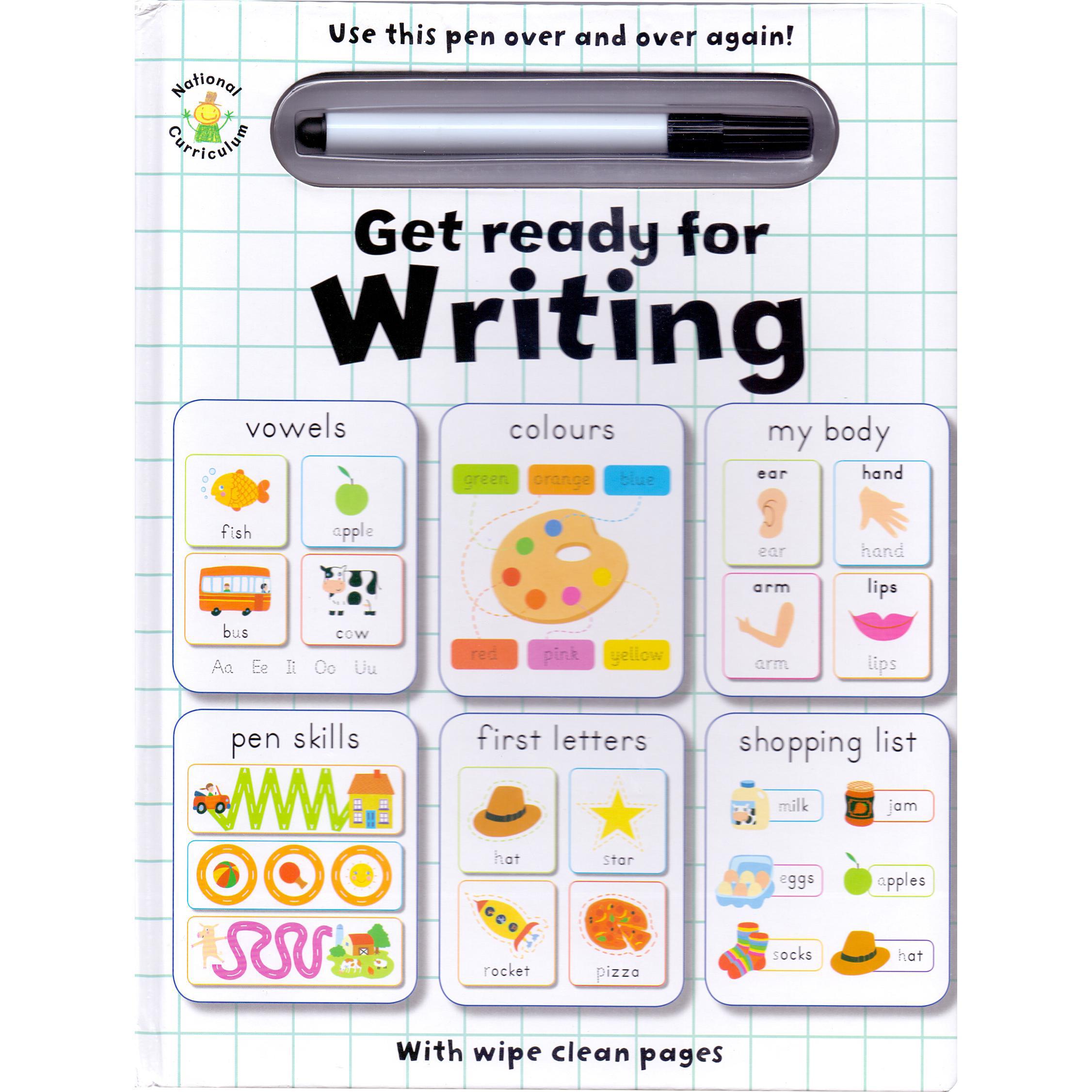 Get Ready for Writing Wipe-Clean Mel Plehov - مكتبة جرير السعودية