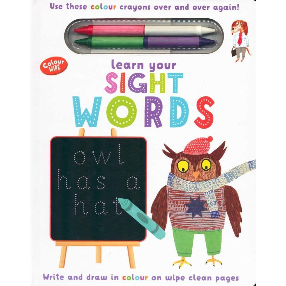 Learn Your Sight Words Wipe-Clean Elizabeth Golding - Jarir.com KSA
