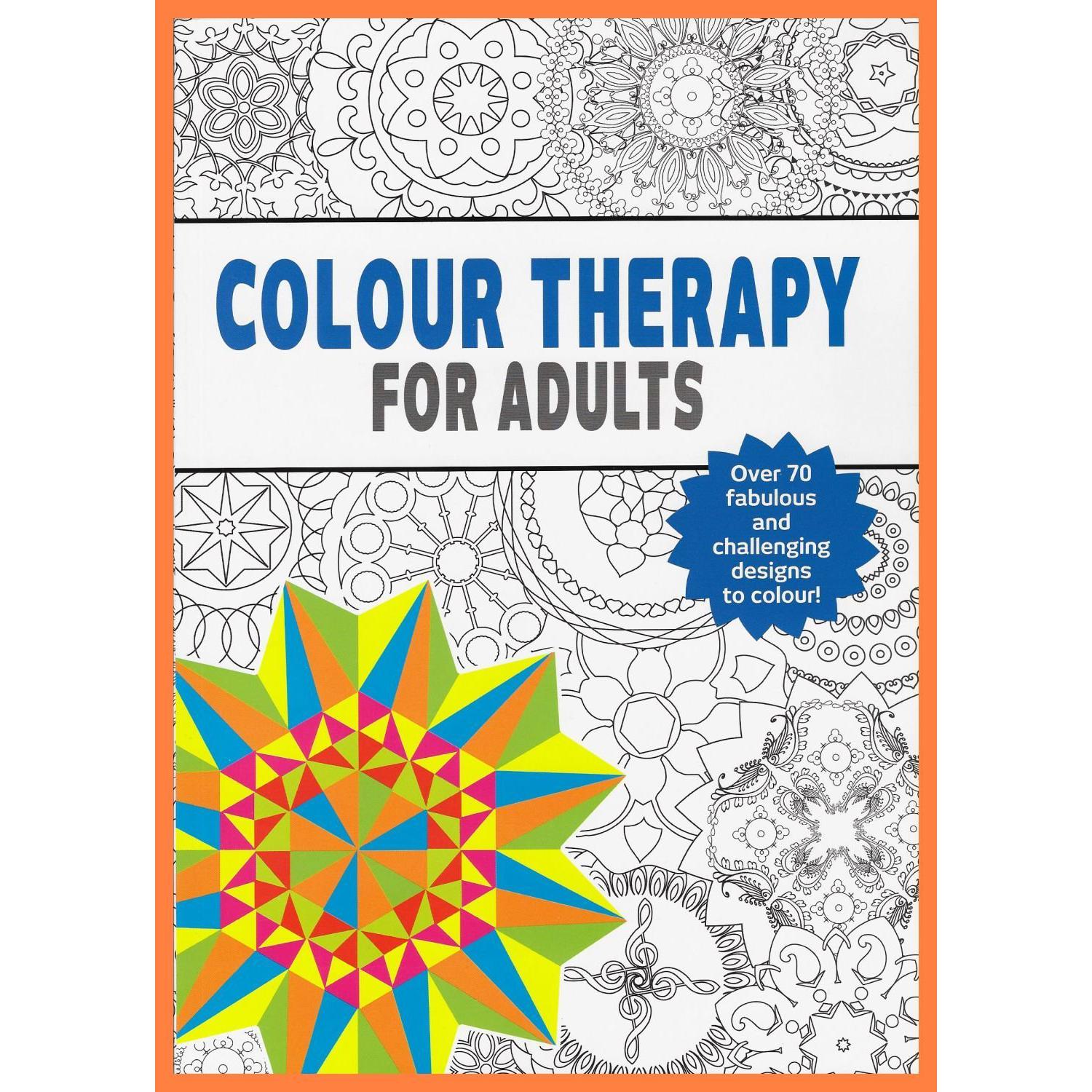 Colour Therapy for Adults Colouring Book - Jarir.com KSA