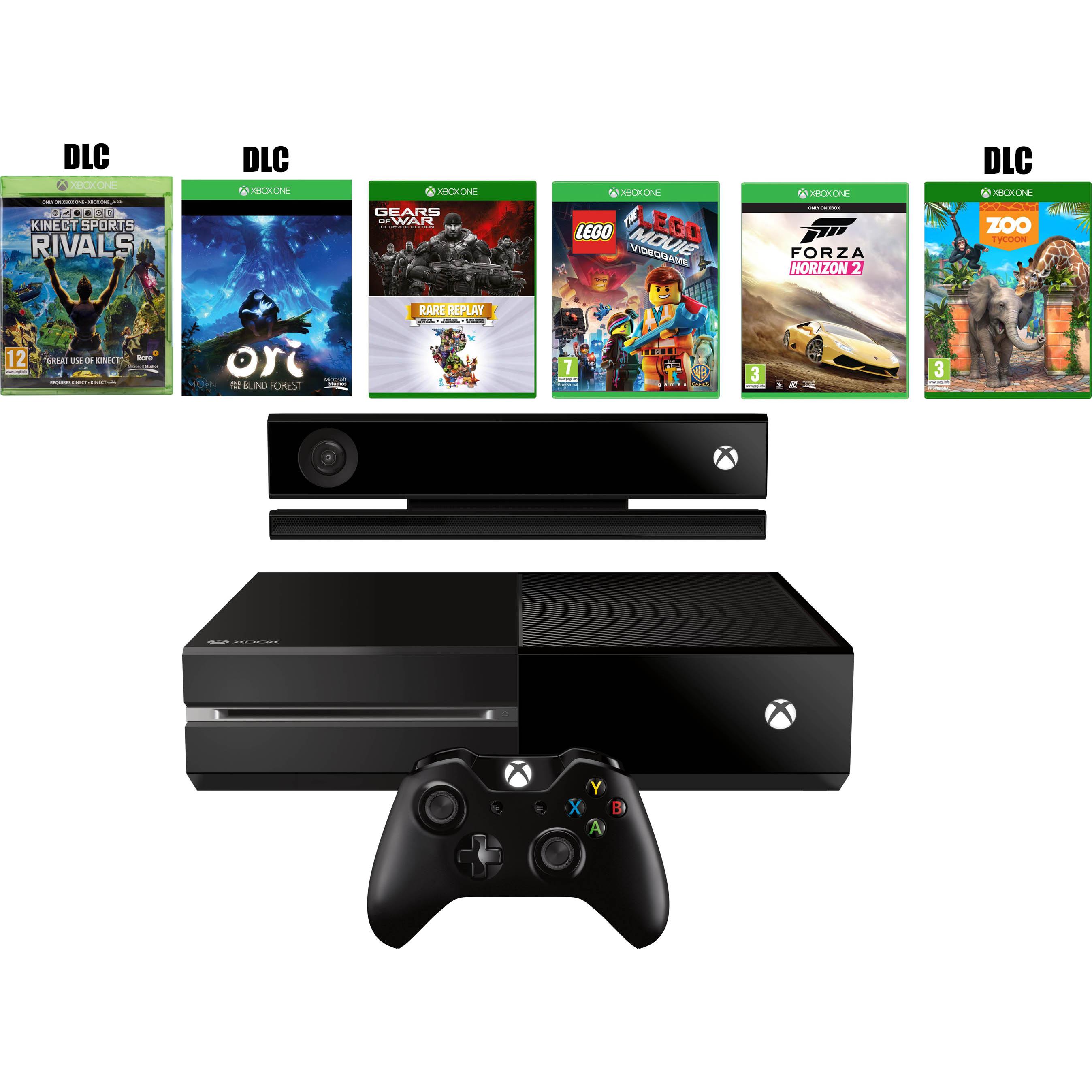 Microsoft Xbox One (with Kinect) 500 GB Black - Jarir Bookstore KSA