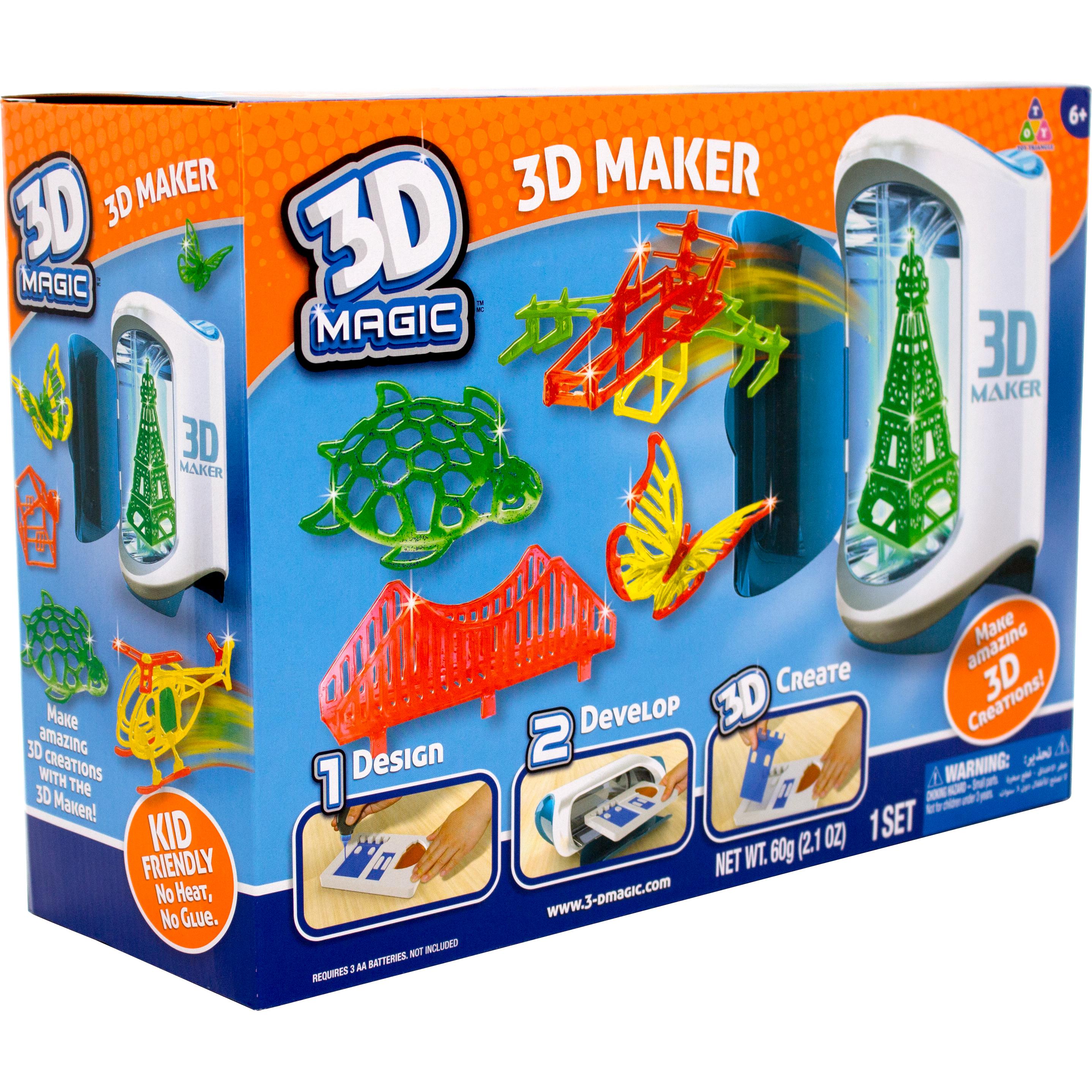 iRwin Toy 3D Magic 3D Maker Educational Activity Set 6 Years and Above ...