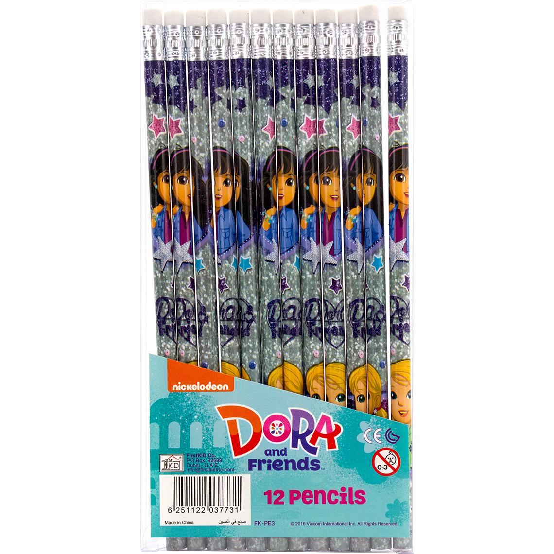 Nickelodeon Dora The Explorer Pencil Set - Jarir Bookstore KSA