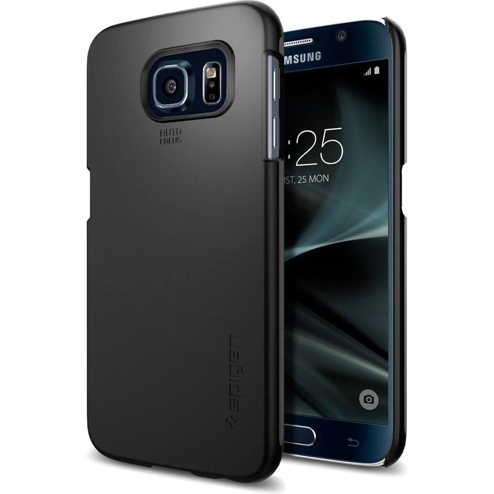 Spigen Thin Fit Back Cover Mobile Case for (Samsung) Galaxy S7 Black Spigen