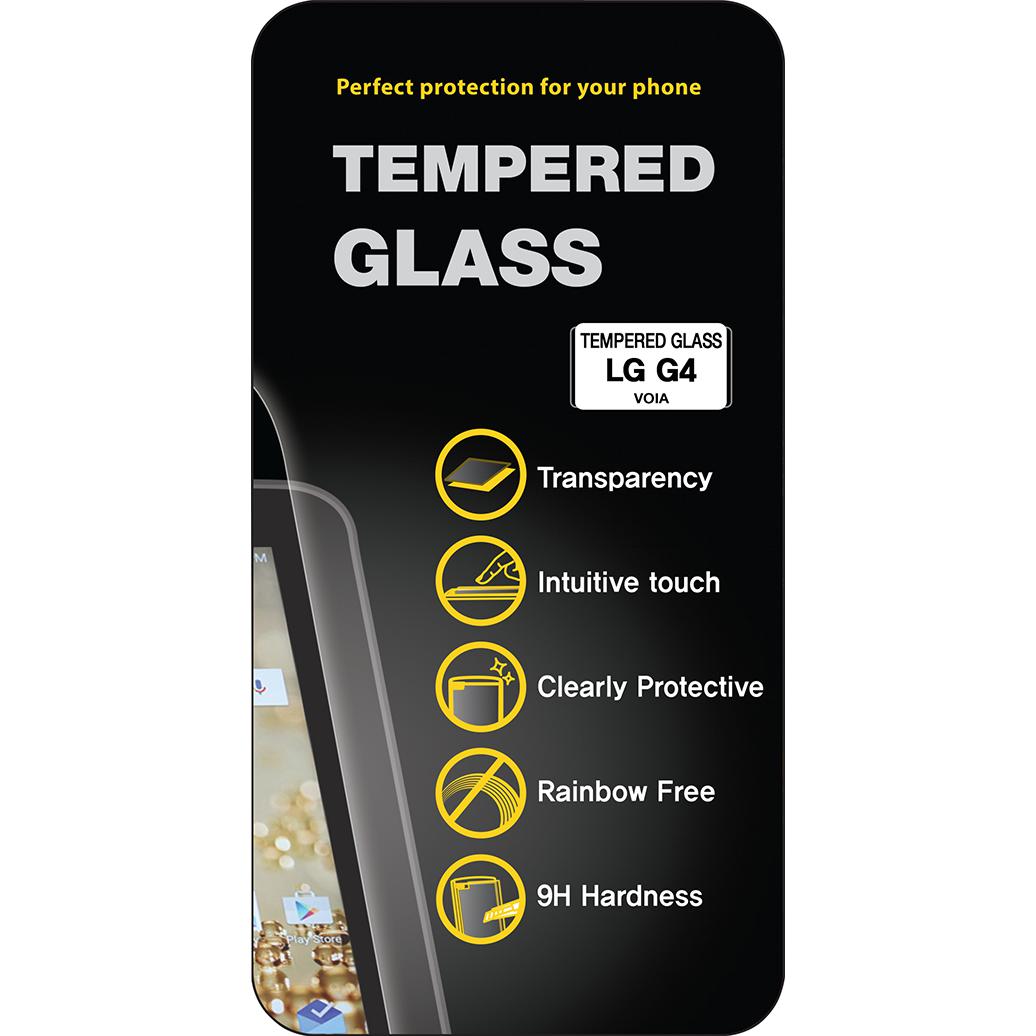 Tempered Glass, Clear Finish Smartphone Screen Protector for (LG) G4 ...
