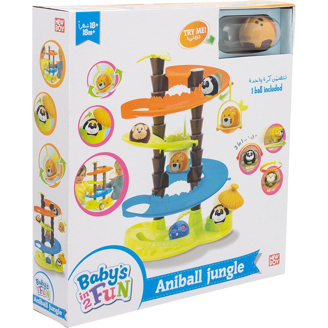 New-Boy Baby's in 2 Fun Aniball Jungle Playset Assorted Color - Jarir ...