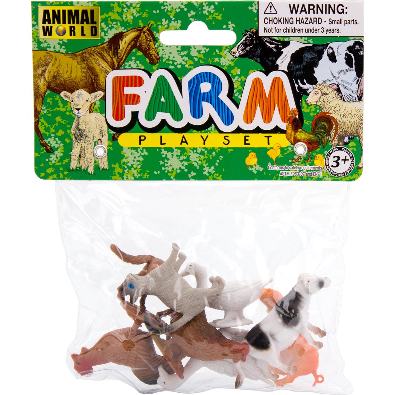 Animal World Farm Animals Replica 2" Animals - Jarir Bookstore Bahrain