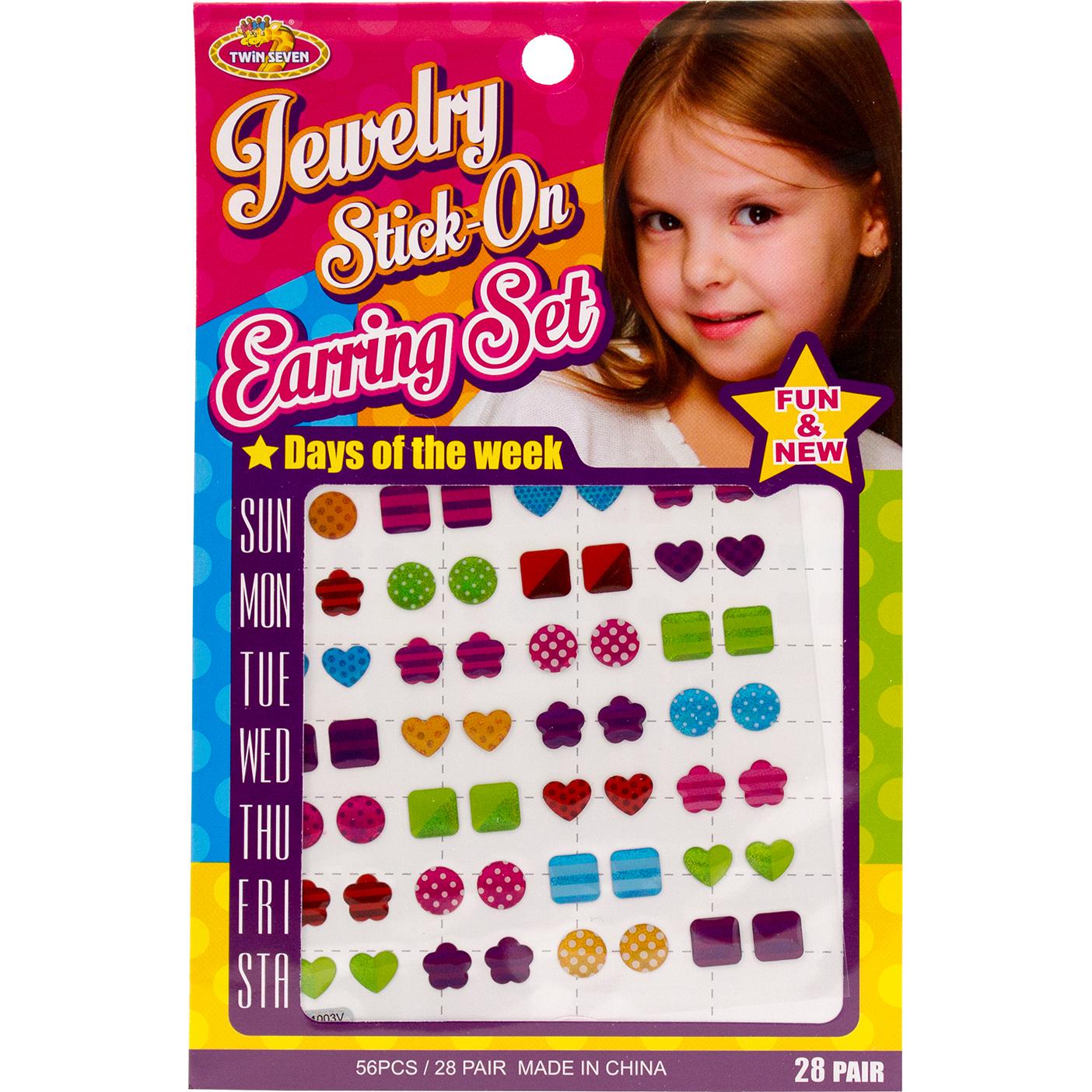 Twin Seven Jewelry Stick-on: Earring Set Sticker - Jarir Bookstore KSA