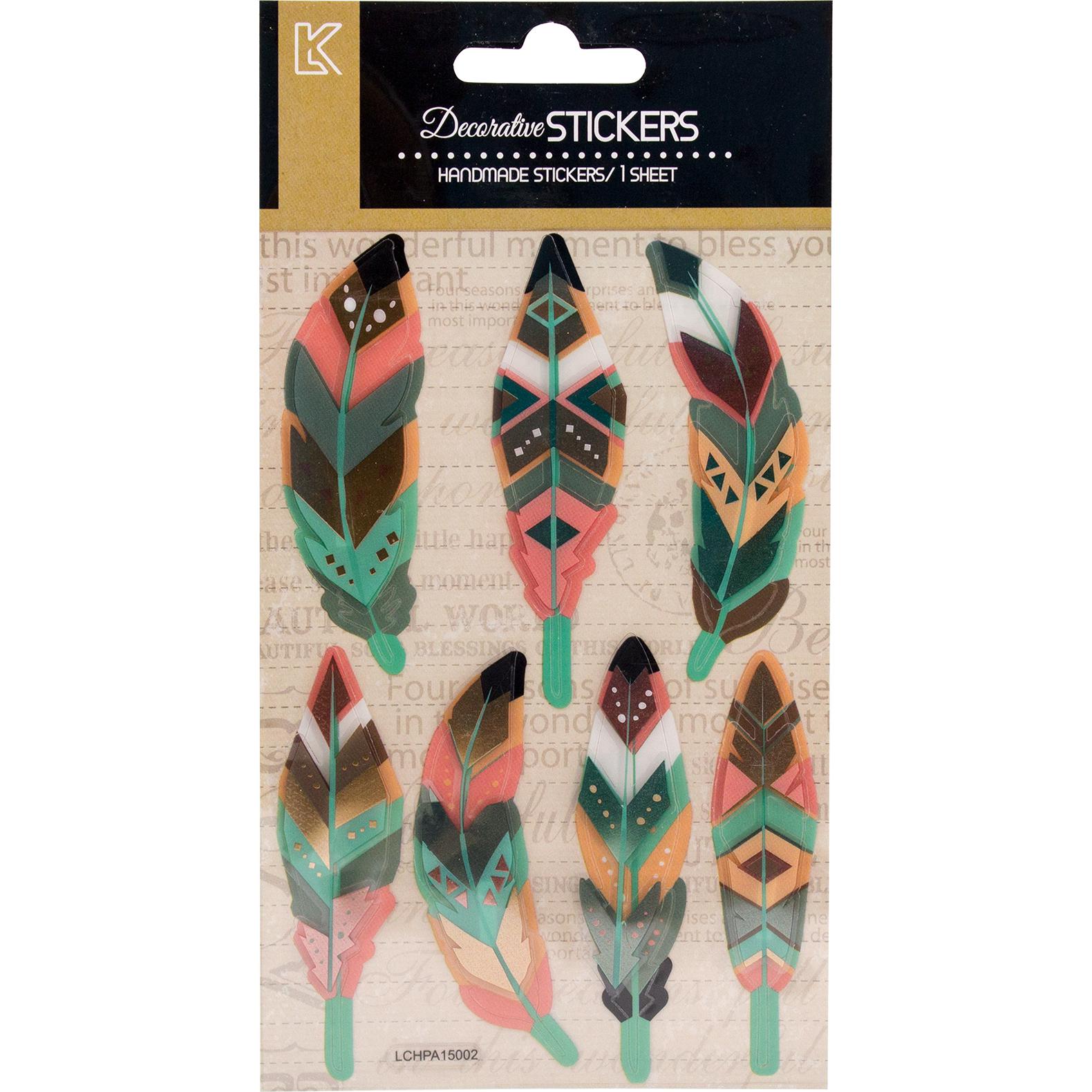 Twin Seven Decorative Feather Sticker - Jarir Bookstore Bahrain