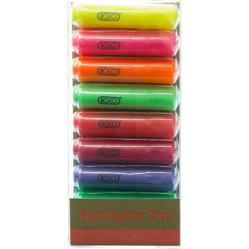 Roco Highlighter 0.3 mm Chisel Tip Assorted Color - Jarir Bookstore KSA