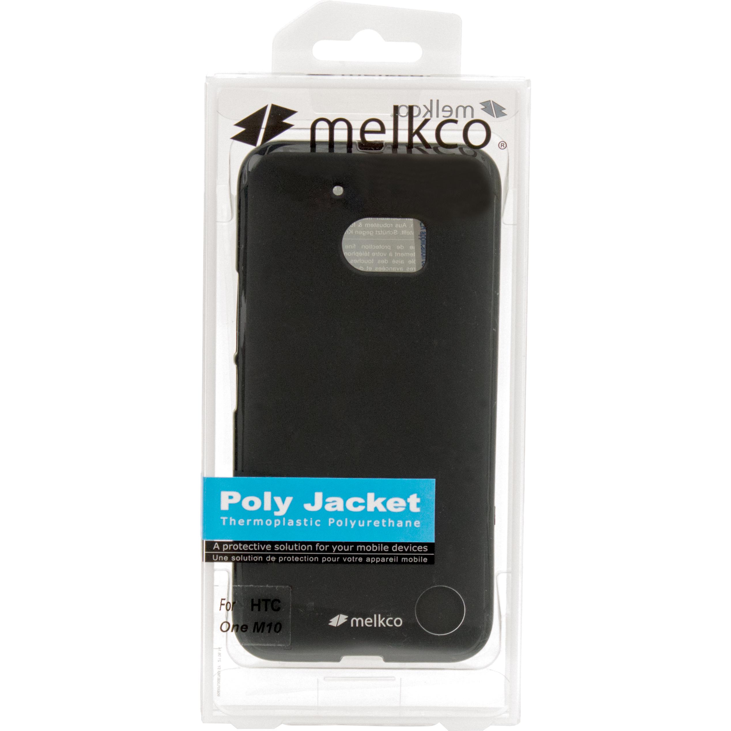 Melkco Poly Jacket Back Cover Mobile Case for (HTC) One M10 Black Melkco