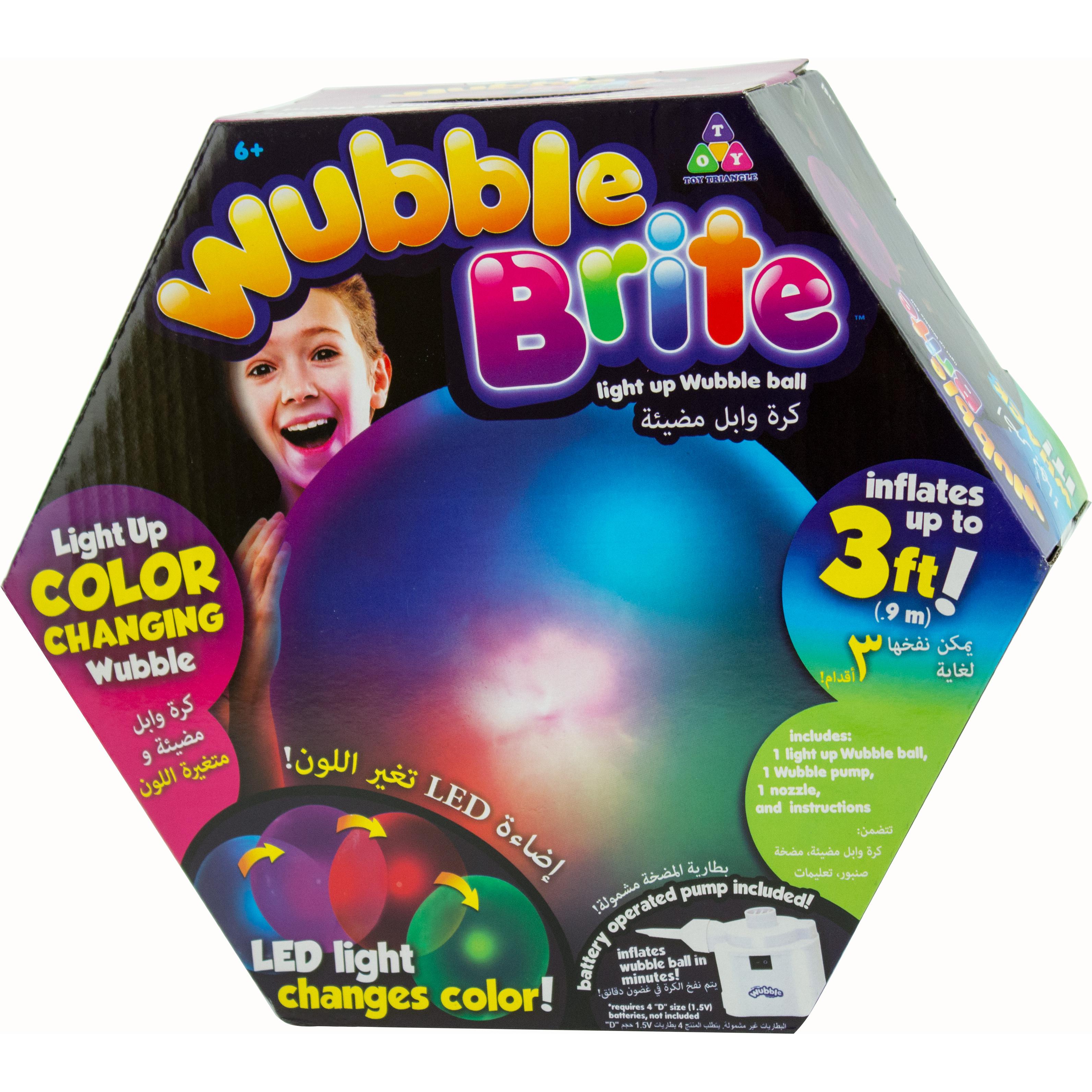 Wubble Bright Light-Up Wubble Ball Sports and Active Play Assorted ...