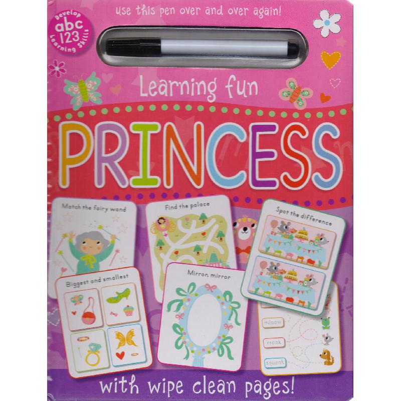 Learning Fun, Princess Wipe-Clean Roger Priddy - Jarir.com KSA
