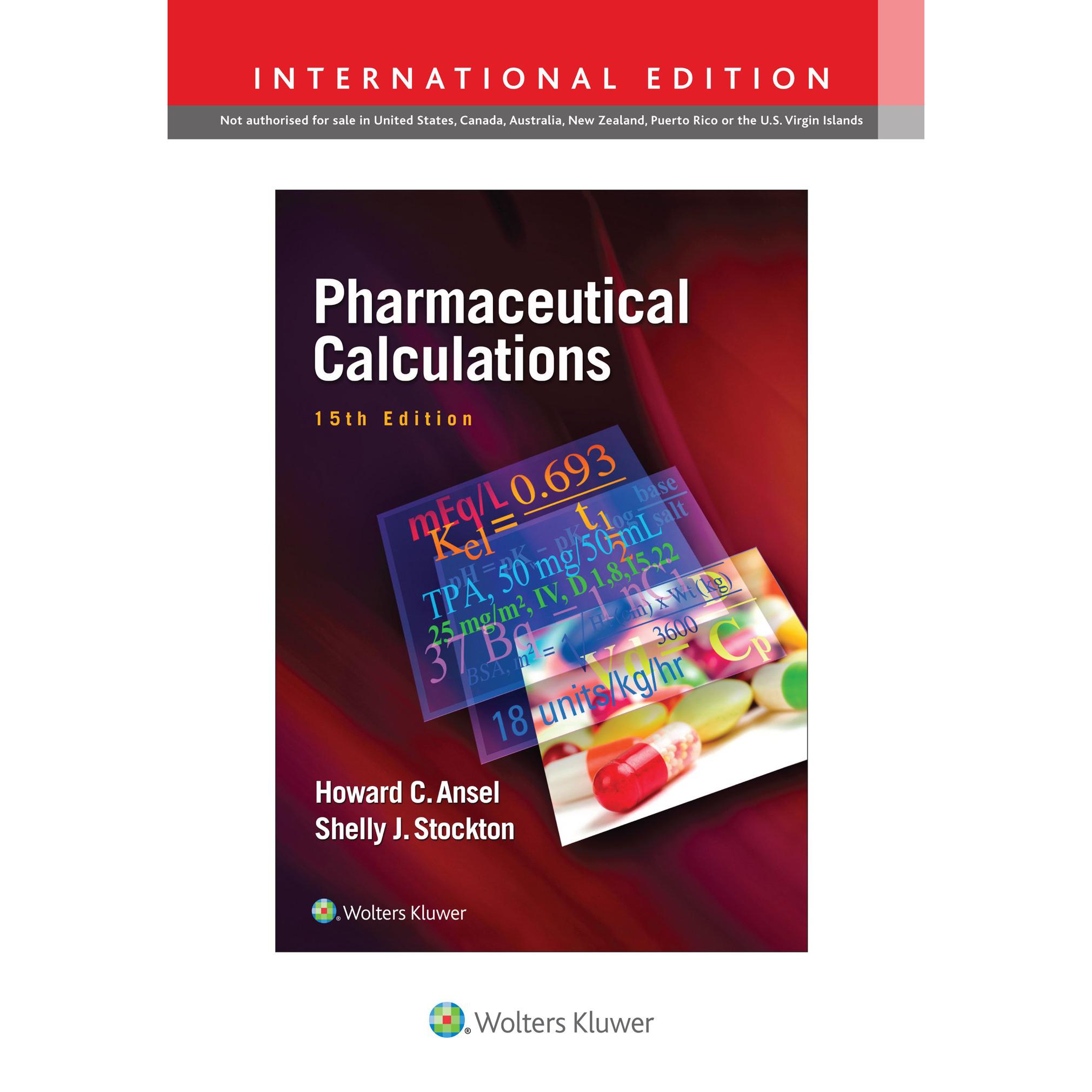 Pharmaceutical Calculations 15th International Edition Howard Ansel 